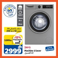 Soldes chez Marjane Machine à laver 10Kg SIERA 2999Dhs